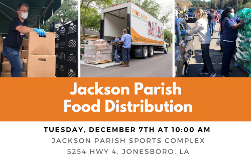 Northeast LA Food Bank to make distributions in Jackson Parish on ...