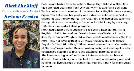 Meet the Staff – ReAnna Rowden | Jackson Parish Journal