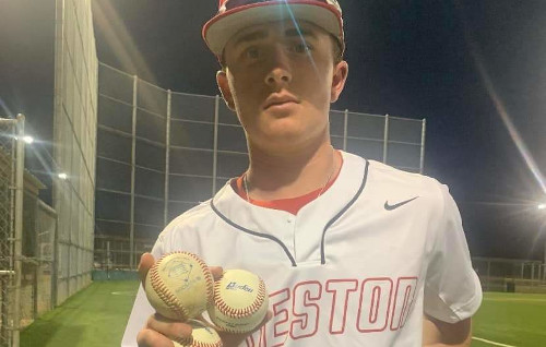 Dream Day! Caleb Waters tallies 3 Home Runs, 8 RBI to lift Weston past ...