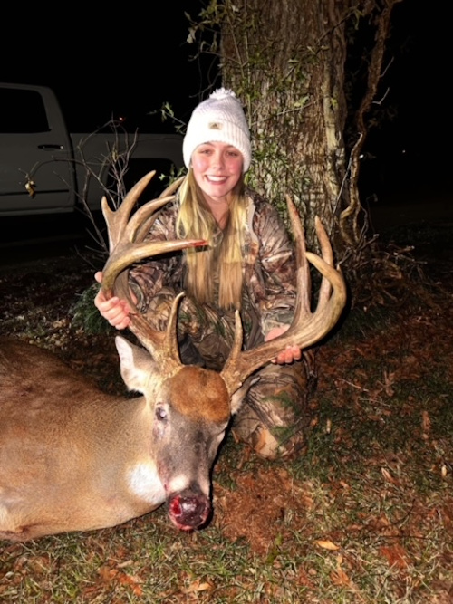 Clayton Follows Husband’s Urging To Tag Big Buck | Jackson Parish Journal