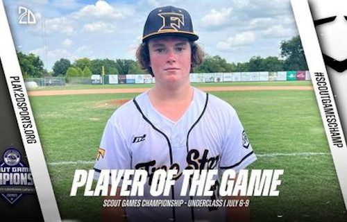 Cooper Delaney wins second Player of the Game award for summer team ...