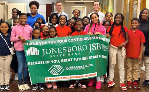 Jonesboro Boys/Girls Club gives Jonesboro State Bank “Thank You” party ...