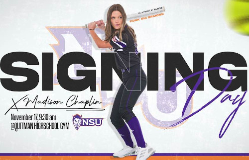 Signing Day! Madison Chaplin to ink with NSU on Friday, November 17th ...