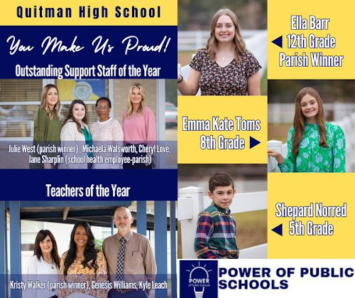 QHS celebrates school performance score, top students, teachers, and ...