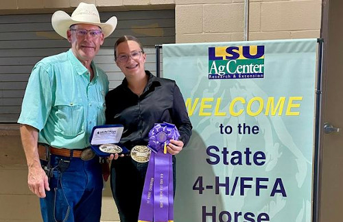 Gracie Bourgeois wins 4-H State Horse Show Western Division ...