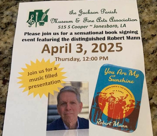 Jackson Parish Museum and Fine Arts Association to host Book Signing ...