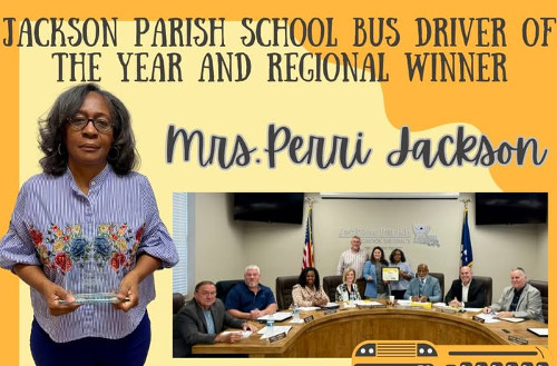 Perri Jackson named Jackson Parish and Regional School Bus Driver of ...