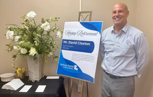 David Claxton Recognized for his Service as Jackson Parish Schools ...