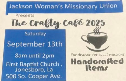 Crafty Cafe” to be held on Saturday at Jonesboro First Baptist Church ...