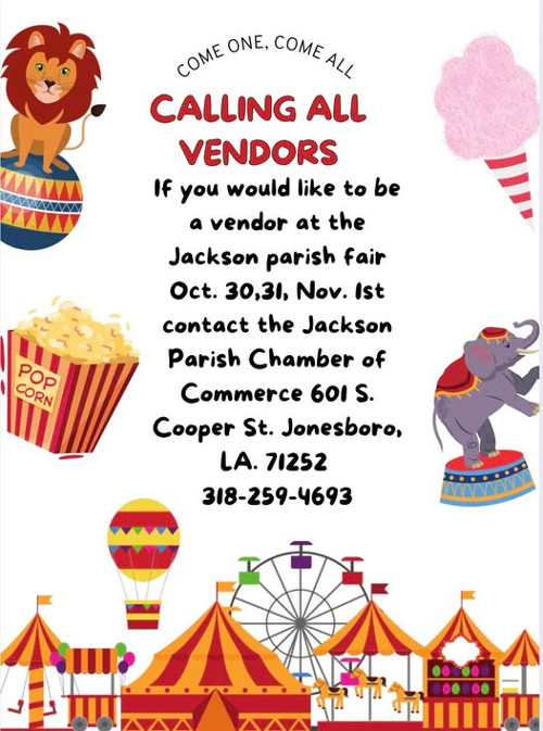 Jackson Parish Fair to be held this Thursday thru Saturday | Jackson ...