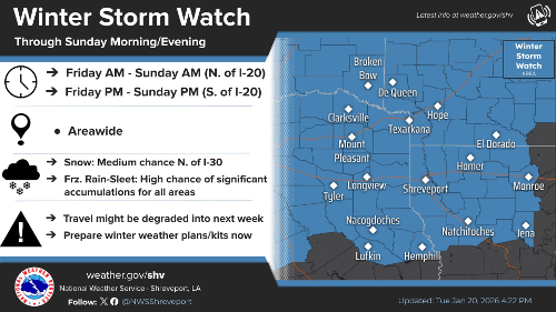 Winter Storm Watch in Effect for Jackson Parish this Friday thru Sunday ...